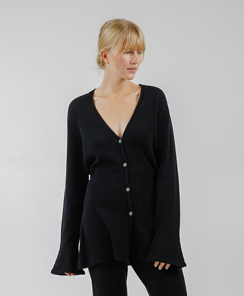 Flared Cardigan